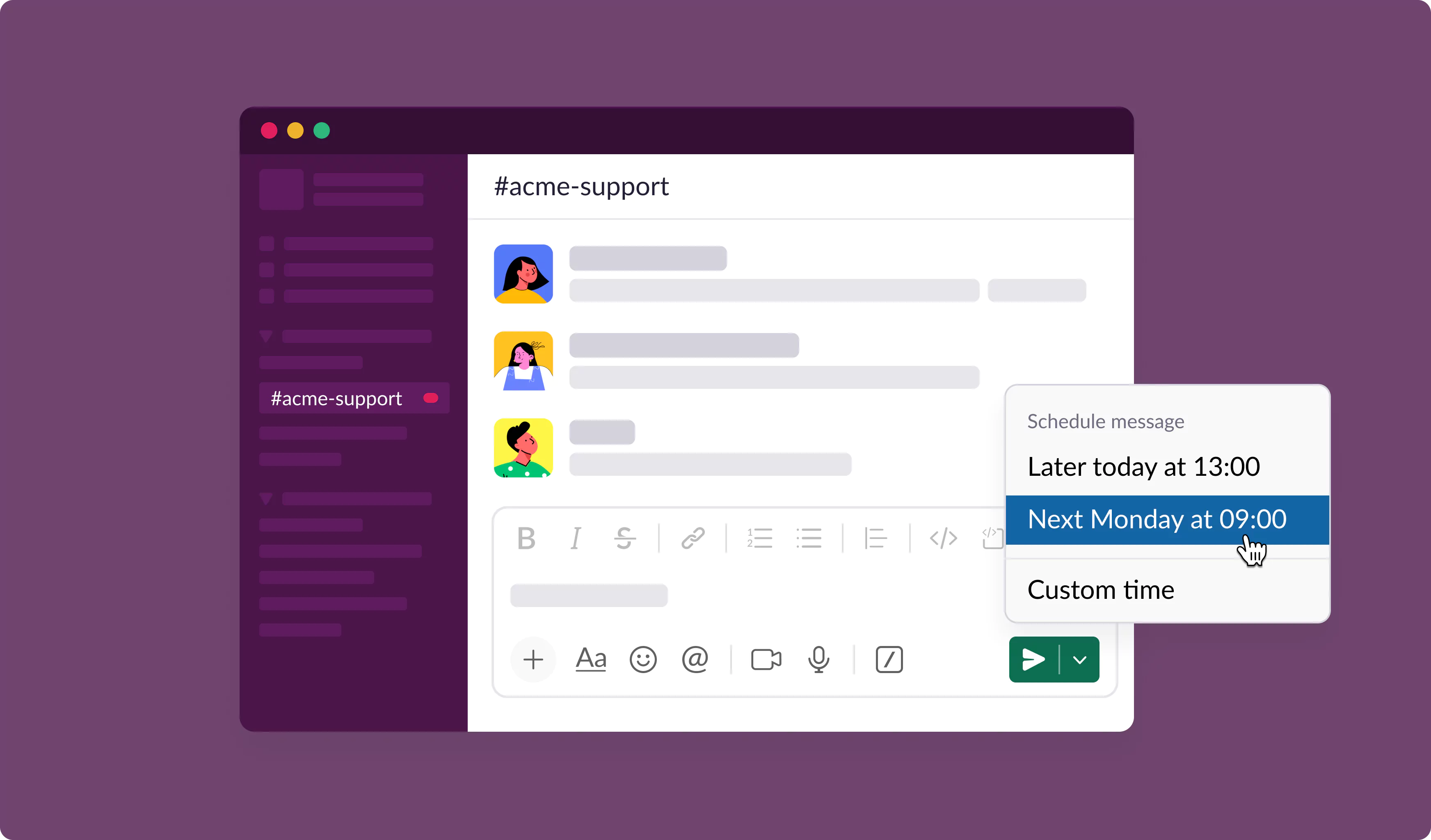 How to Effectively Use Slack's Schedule Message Feature